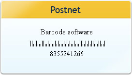 Barcode fonts QR code postnet UPC-A UPC-E UPSC sack label planet barcodes